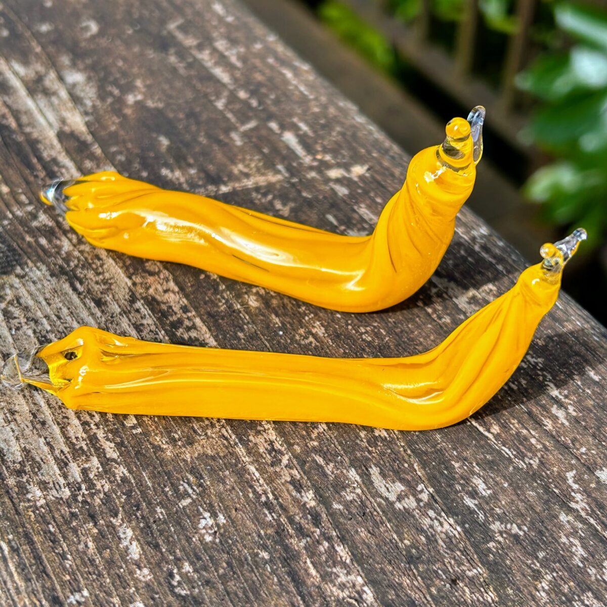 Hand-Sculpted Glass Garden Slugs - Terrapin Treasures